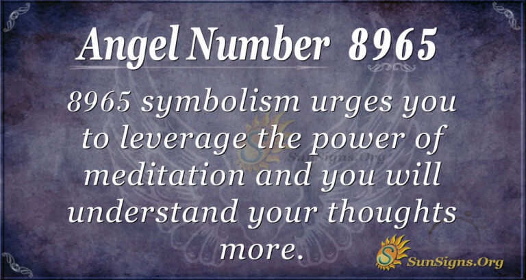 Angel Number 8965 Meaning: Stop Worrying, Be Happy - SunSigns.Org