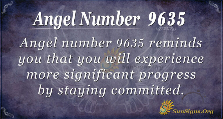 Angel Number 9635 Meaning: Embrace Commitment - SunSigns.Org