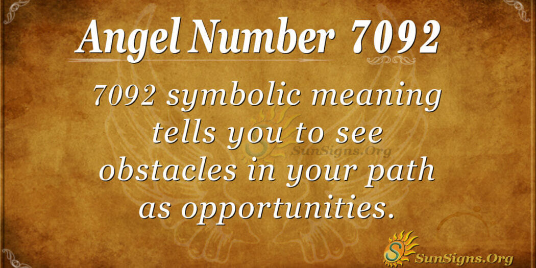Angel Number 7092 Meaning: Make A Change - SunSigns.Org