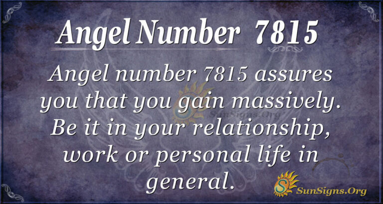 Angel Number 7815 Meaning: Divine Support And Positive Changes