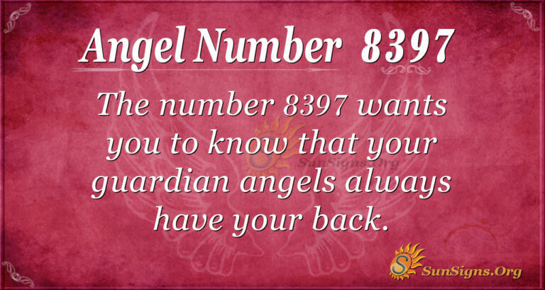 Angel Number 8397 Meaning: Depend On Yourself More - SunSigns.Org