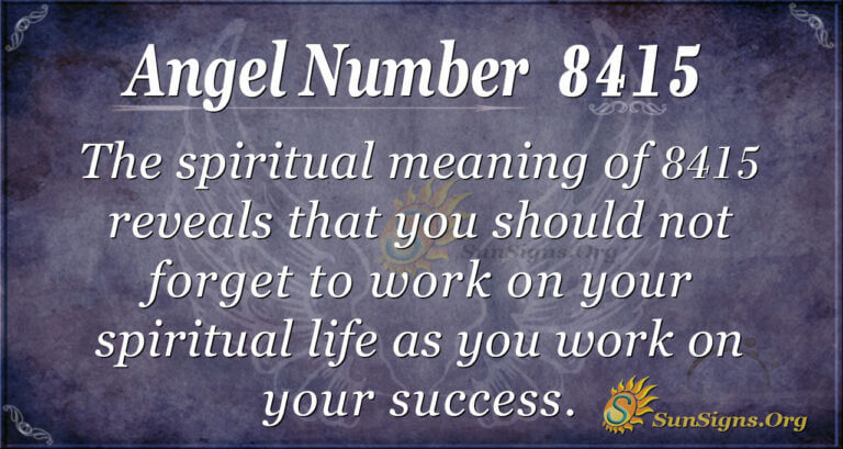 Angel Number 8415 Meaning: Always Remain Committed - SunSigns.Org