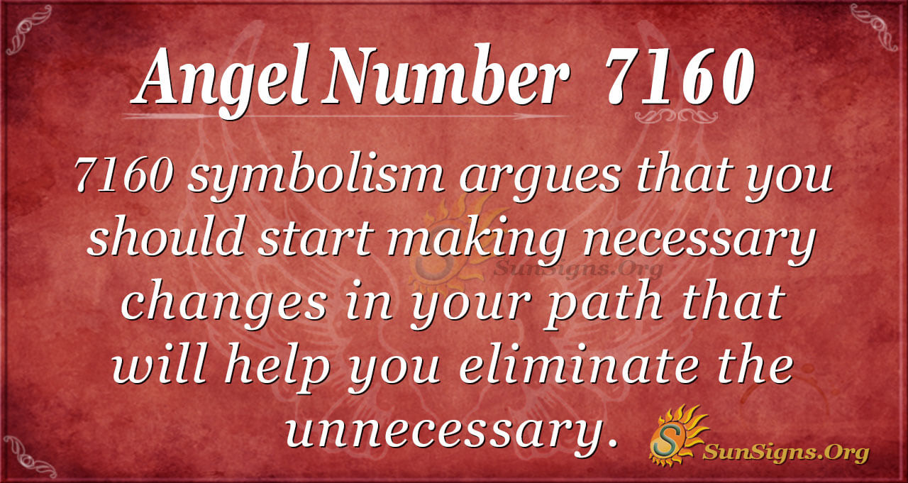Angel Number 7160 Meaning: Design Your Ideal Life - SunSigns.Org