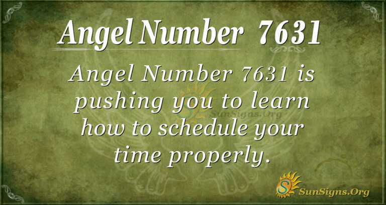 Angel Number 7631 Meaning: See Yourself As Perfect - SunSigns.Org