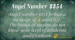 Angel Number 8854 Meaning: Good Life - SunSigns.Org