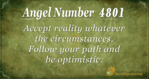 Angel Number 4801 Meaning: Embracing The Reality - SunSigns.Org