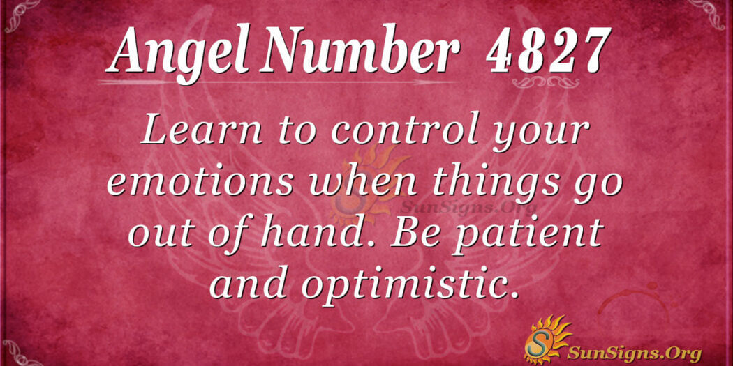 Angel Number 4827 Meaning: Live In Peace And Tranquility