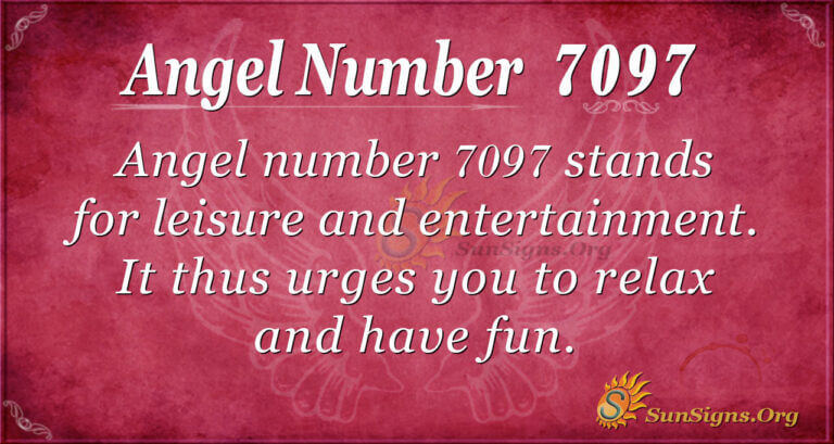 Angel Number 7097 Meaning: A Fun Break - SunSigns.Org