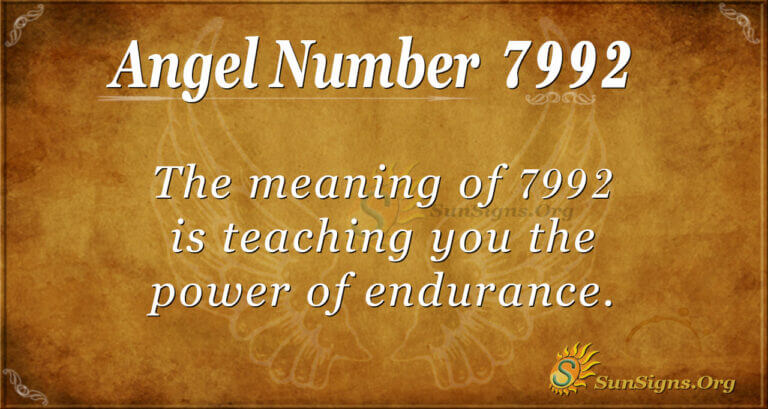 Angel Number 7992 Meaning - The Power Of Endurance - SunSigns.Org