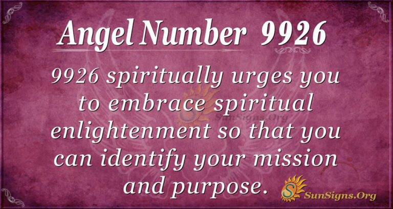 Angel Number 9926 Meaning: Having Some Hope - SunSigns.Org