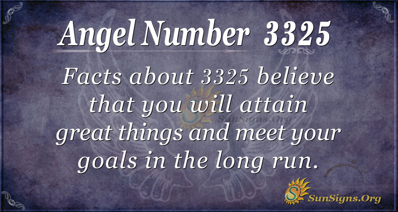 Angel Number 3325 Meaning: You Are Gifted - SunSigns.Org