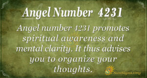 Angel Number 4231 Meaning: Mental Clarity - SunSigns.Org