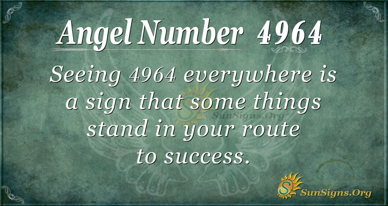Angel Number 4964 Meaning: Subtract Negativity - SunSigns.Org
