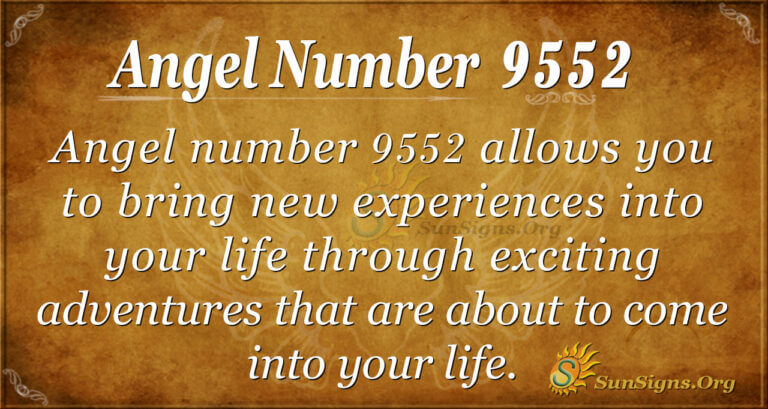 Angel Number 9552 Meaning: Better Experiences - SunSigns.Org