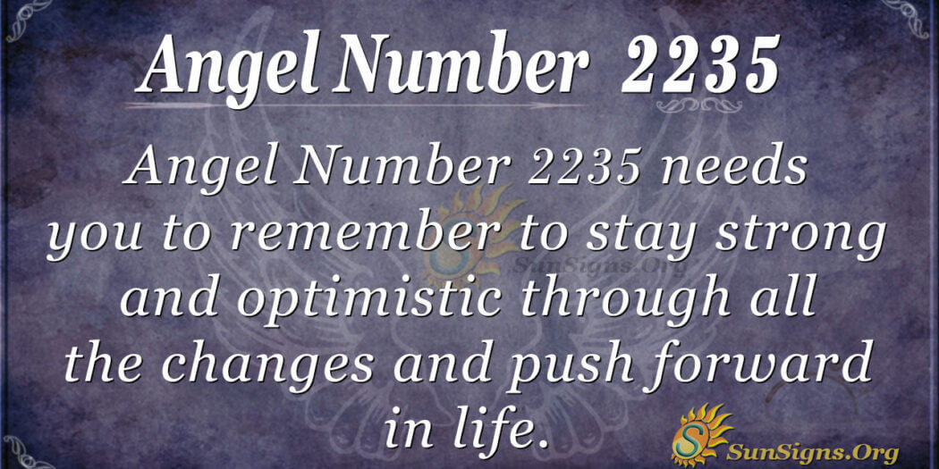 Angel Number 2235 Meaning: Staying Healthy - SunSigns.Org
