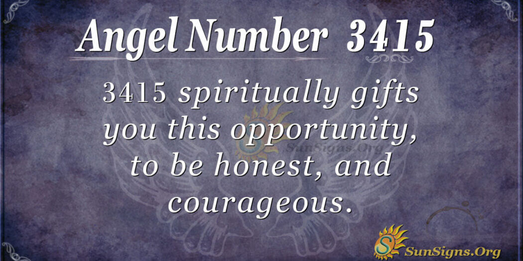 Angel Number 3415 Meaning: Personal Accountability - SunSigns.Org