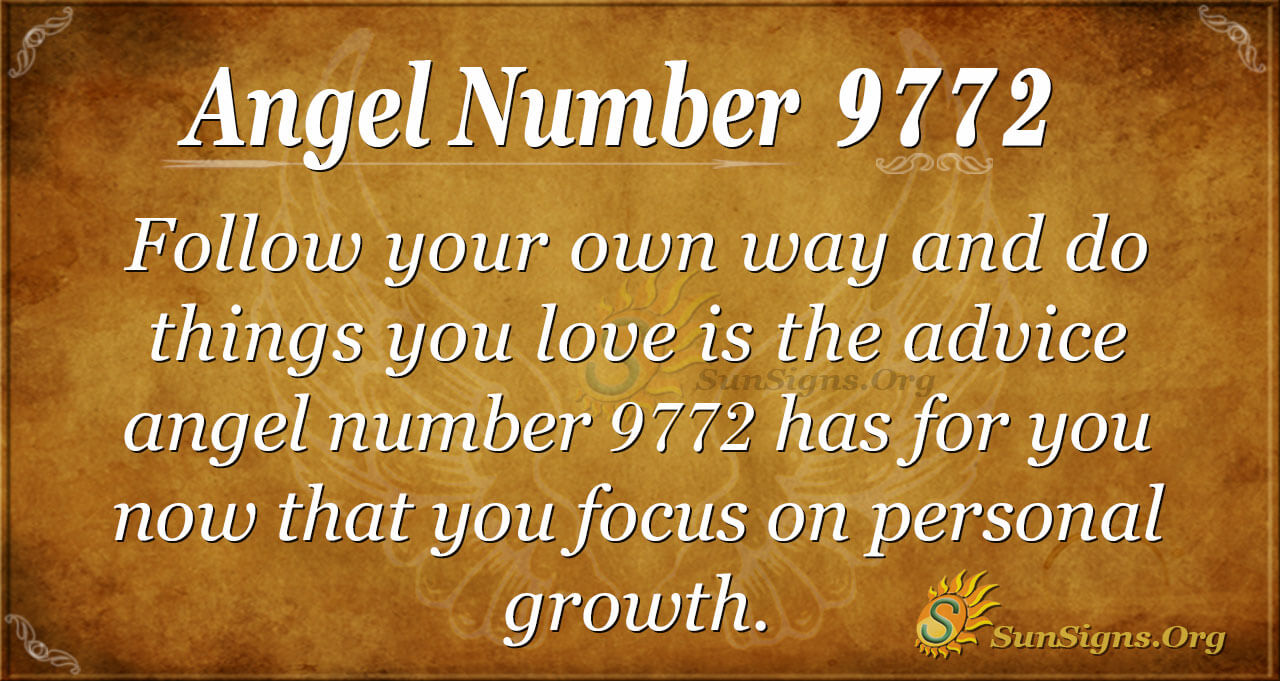 Angel Number 9772 Meaning: Personal Growth - SunSigns.Org