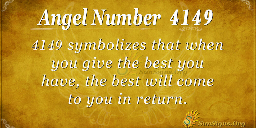 Angel Number 4149 Meaning: Enthusiasm For Work - SunSigns.Org