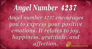 Angel Number 4237 Meaning: Gratitude And Affection - SunSigns.Org