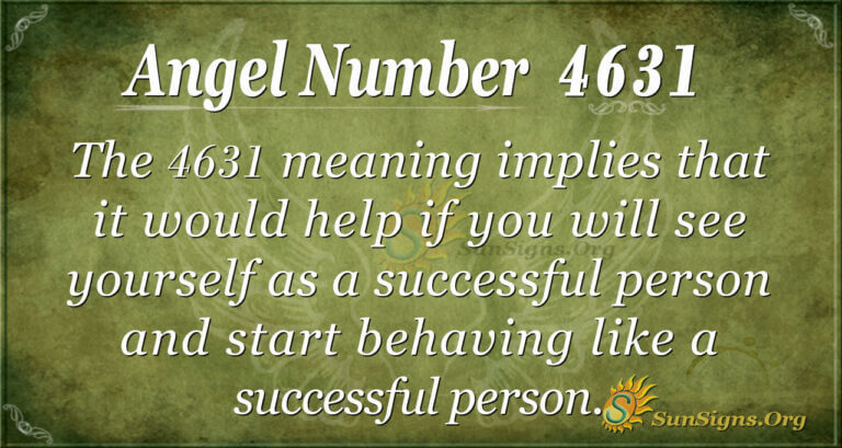 Angel Number 4631 Meaning: Embrace Change - SunSigns.Org