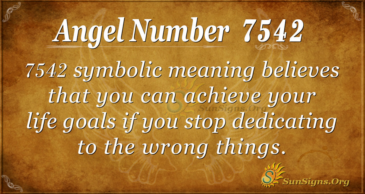 Angel Number 7542 Meaning: Stars Of Commitments - SunSigns.Org