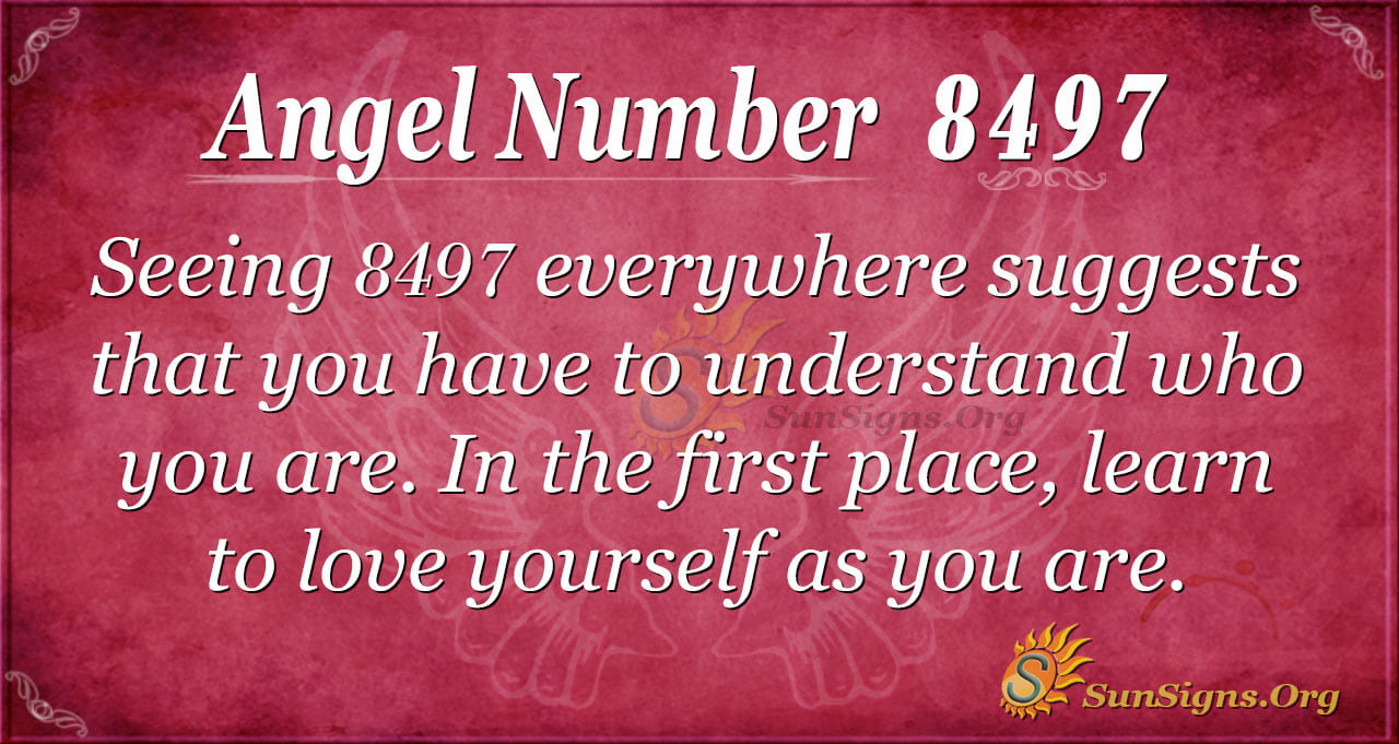 Angel Number 8497 Meaning: Personal Development - SunSigns.Org