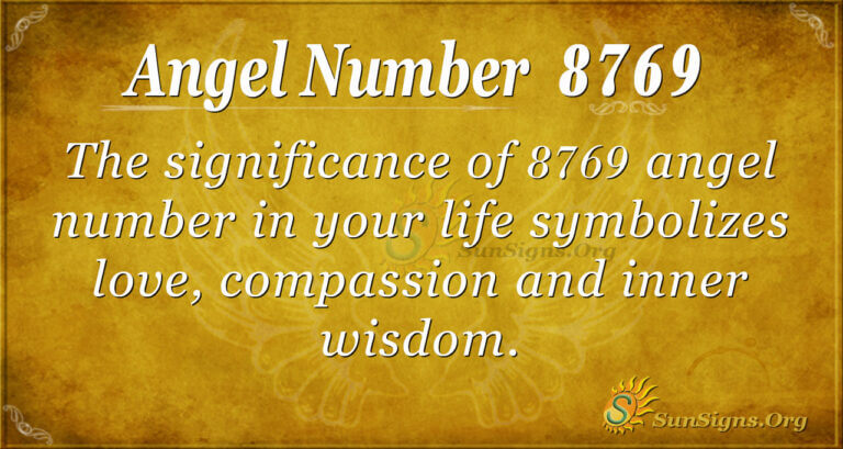 Angel Number 8769 Meaning: Making New Connections - SunSigns.Org