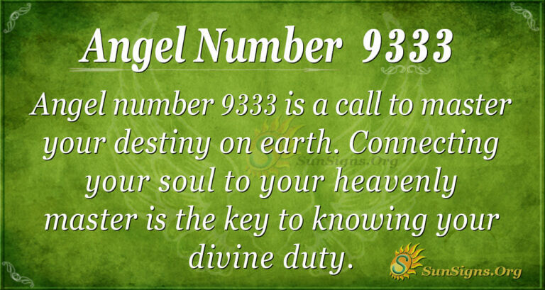 Angel Number 9333 Meaning: Master Your Destiny - SunSigns.Org