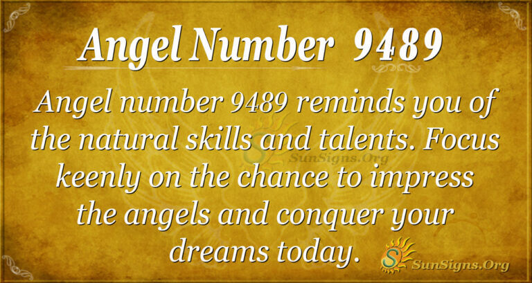 Angel Number 9489 Meaning: Skills And Talents - SunSigns.Org
