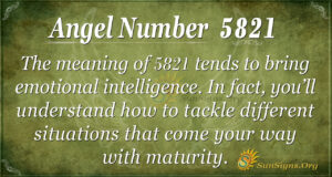 Meaning Of Angel Number 5821 – What Is Its Symbolic Meaning? - 5821 ...
