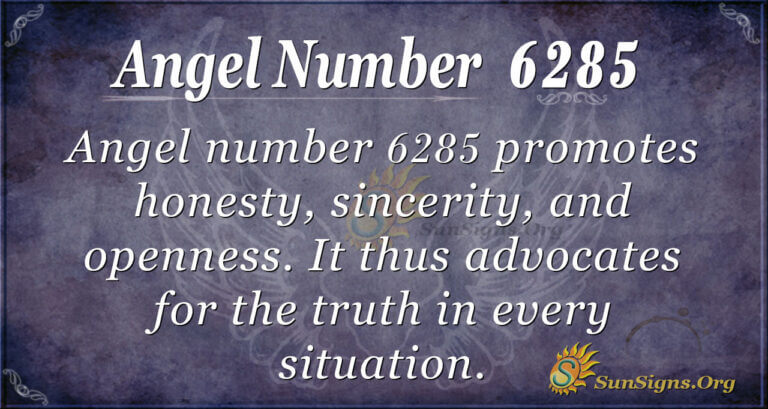 Angel Number 6285 Meaning: No Lies - SunSigns.Org