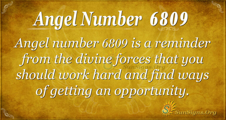 Angel Number 6809 Meaning: Ethics And Excellence - SunSigns.Org