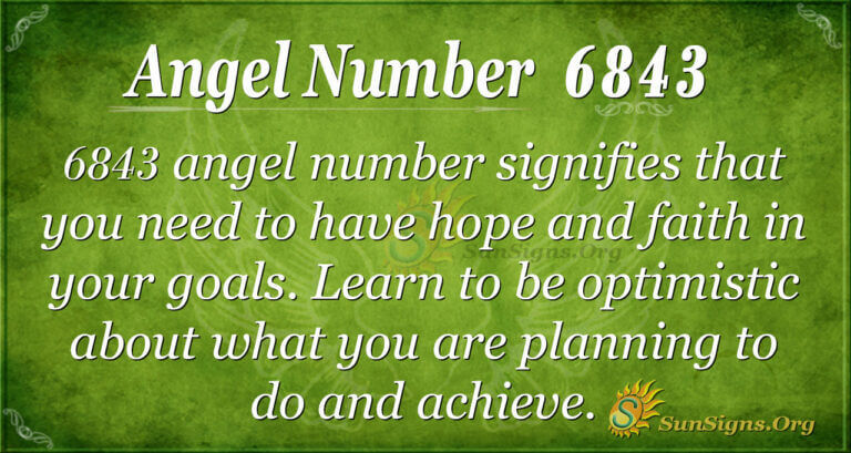 What Is The Meaning Of Angel Number 6843? Do You Keep Seeing 6843? Find ...