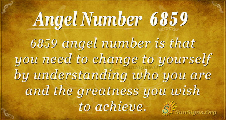 Meaning Of Angel Number 6859 – What Is Its Symbolic Meaning? - 6859 ...