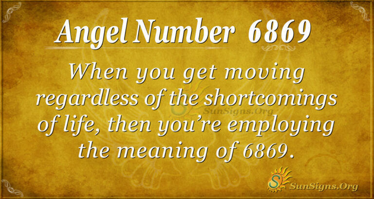 Angel Number 6869 Meaning - Why Do You Keep Seeing 6869? 6869 Spiritual ...