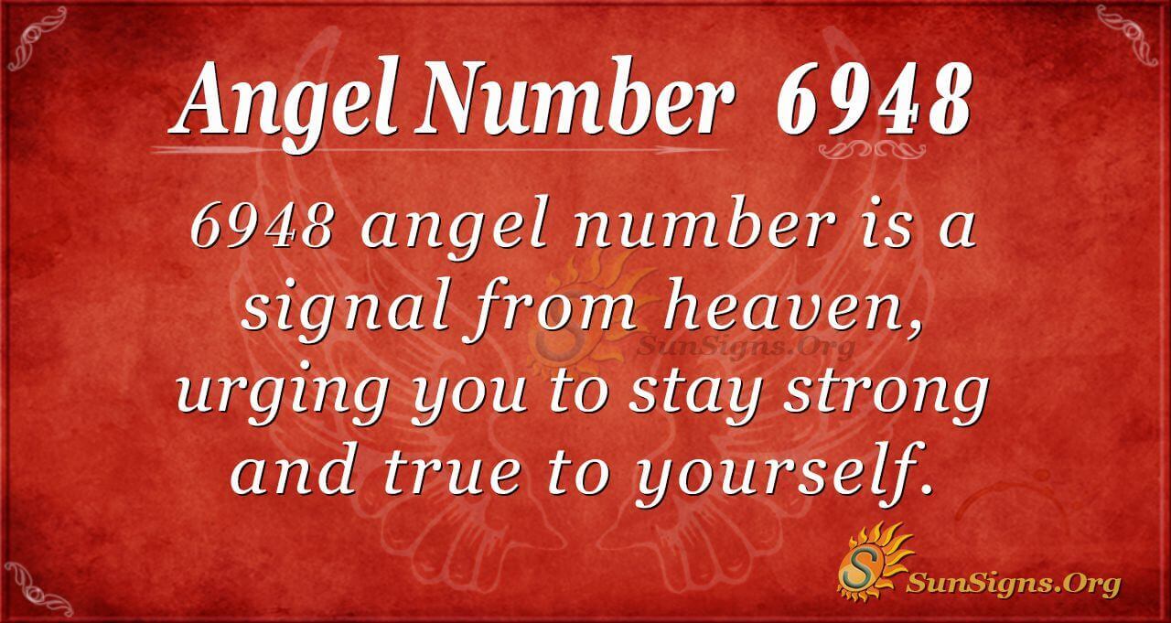 Meaning Of Angel Number 6948 – What Is Its Symbolic Meaning? - 6948 ...