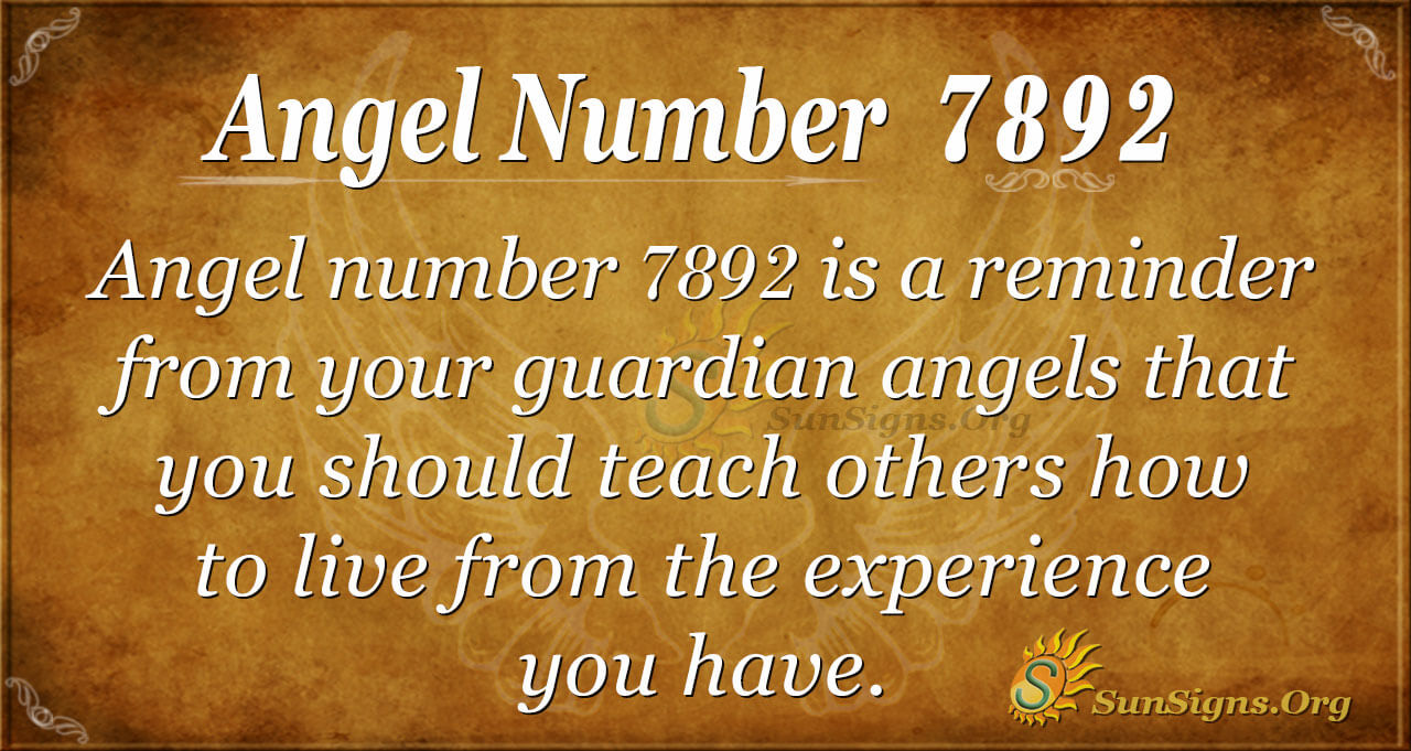Angel Number 7892 Meaning: Seriousness And Success - SunSigns.Org