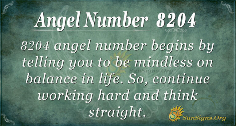 Angel Number 8204 Meaning: From Bad To Greatness - SunSigns.Org