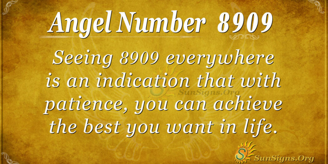 Angel Number 8909 Meaning: Believing In Yourself - SunSigns.Org