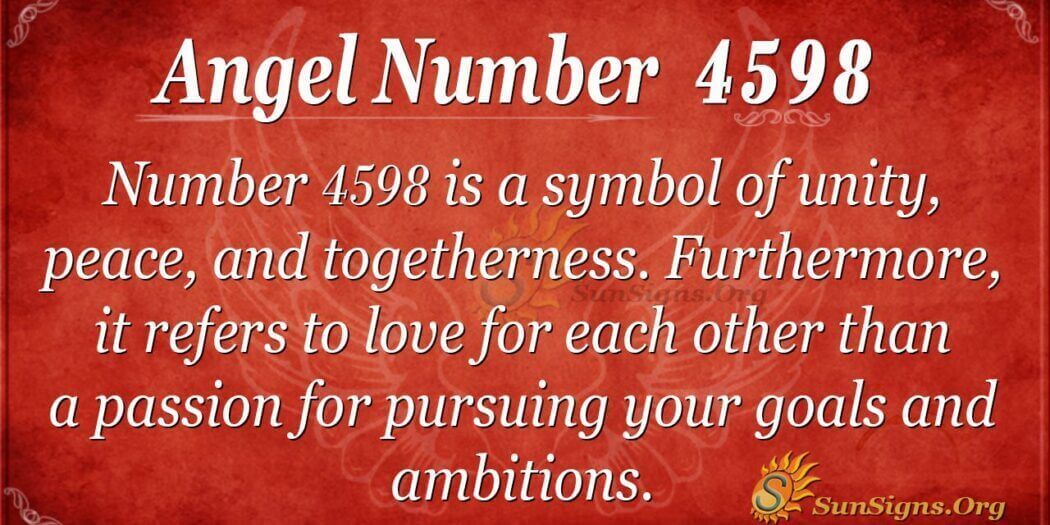Spiritual Angel Number 4598 Meaning – What Does Seeing 4598 Mean In ...