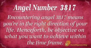 Angel Number 3817 Meaning: Accept Consequences - SunSigns.Org