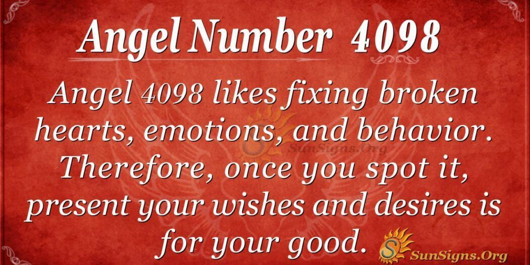 Biblical Meaning Of Angel Number 4098. Find Spiritual And Symbolic ...