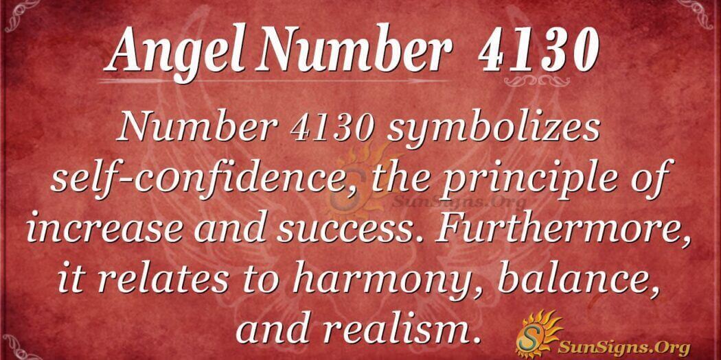 Angel Number 4130 Meaning - Why Do You Keep Seeing 4130? 4130 Spiritual ...