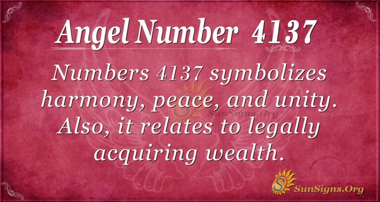 Spiritual Angel Number 4137 Meaning - What Does Seeing 4137 Mean In ...