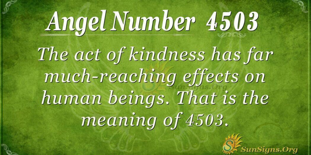 Seeing Angel Number 4503 – What Does It Mean? Read About 4503 Spiritual ...