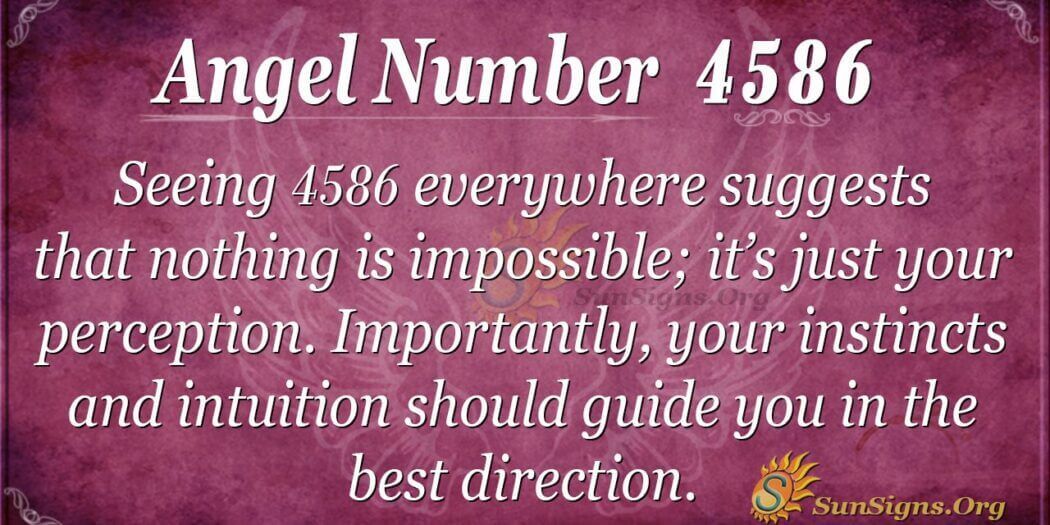 Meaning Of Angel Number 4586 – What Does It Mean Spiritually And ...
