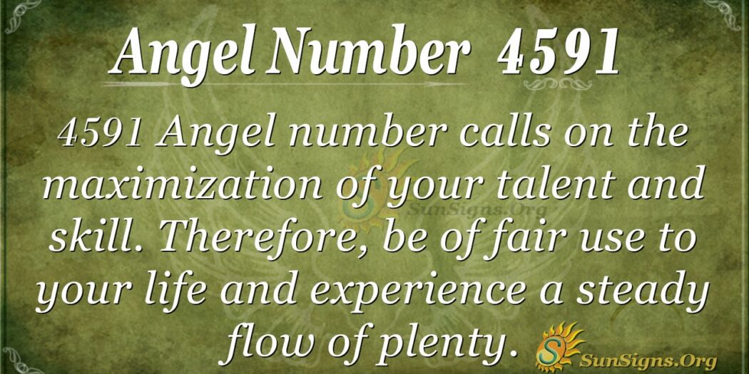 Meaning Of Angel Number 4591 – What Does It Mean Spiritually And ...