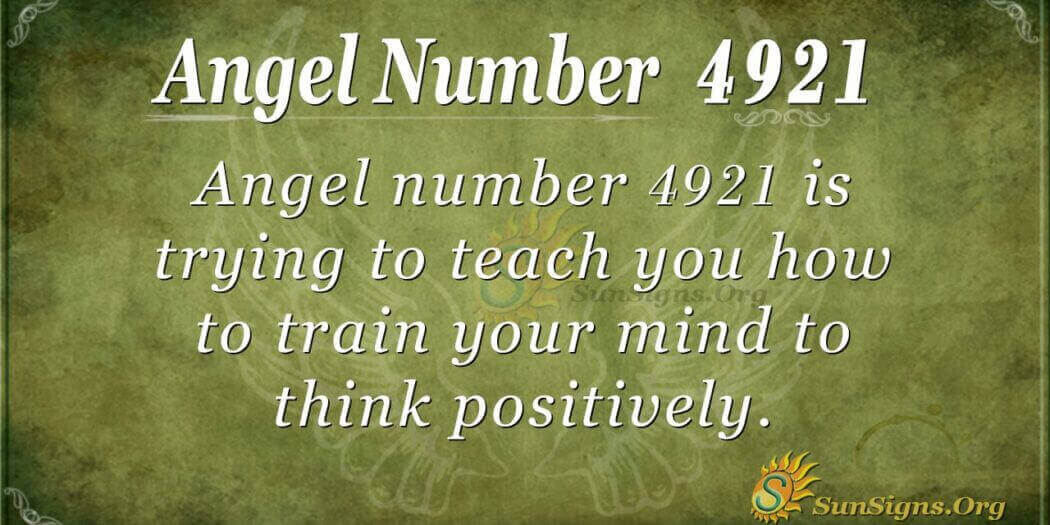 What Does Seeing Angel Number 4921 Mean? Know The Spiritual, Biblical ...