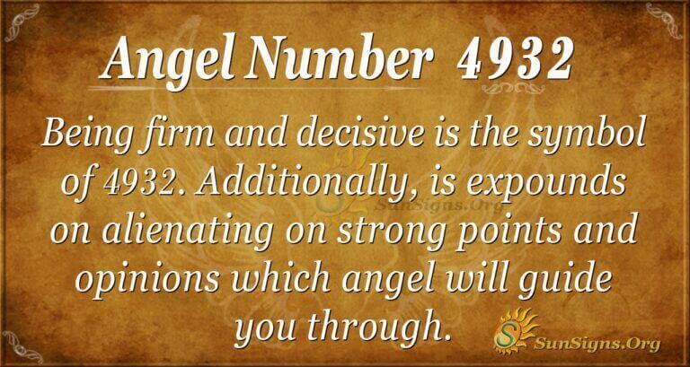 Spiritual Meaning Of Angel Number 4932 – What Does Seeing 4932 Mean In ...