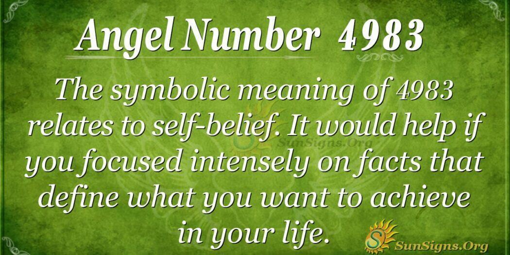 What Does It Mean When I Keep Seeing 4983? Get Spiritual, Biblical And ...